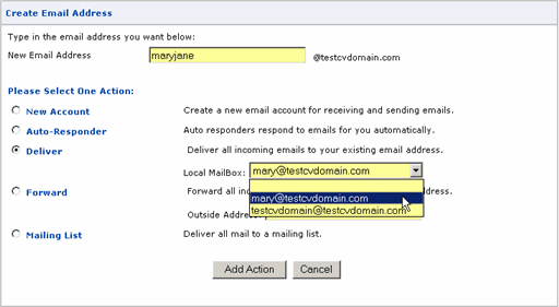 Use E-Mail Aliases Use E-Mail Aliases